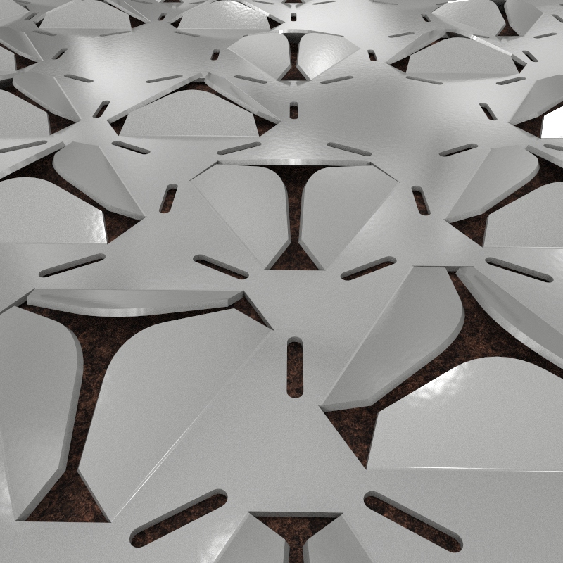 3D Delta Perforated Sheet - Metrix Group